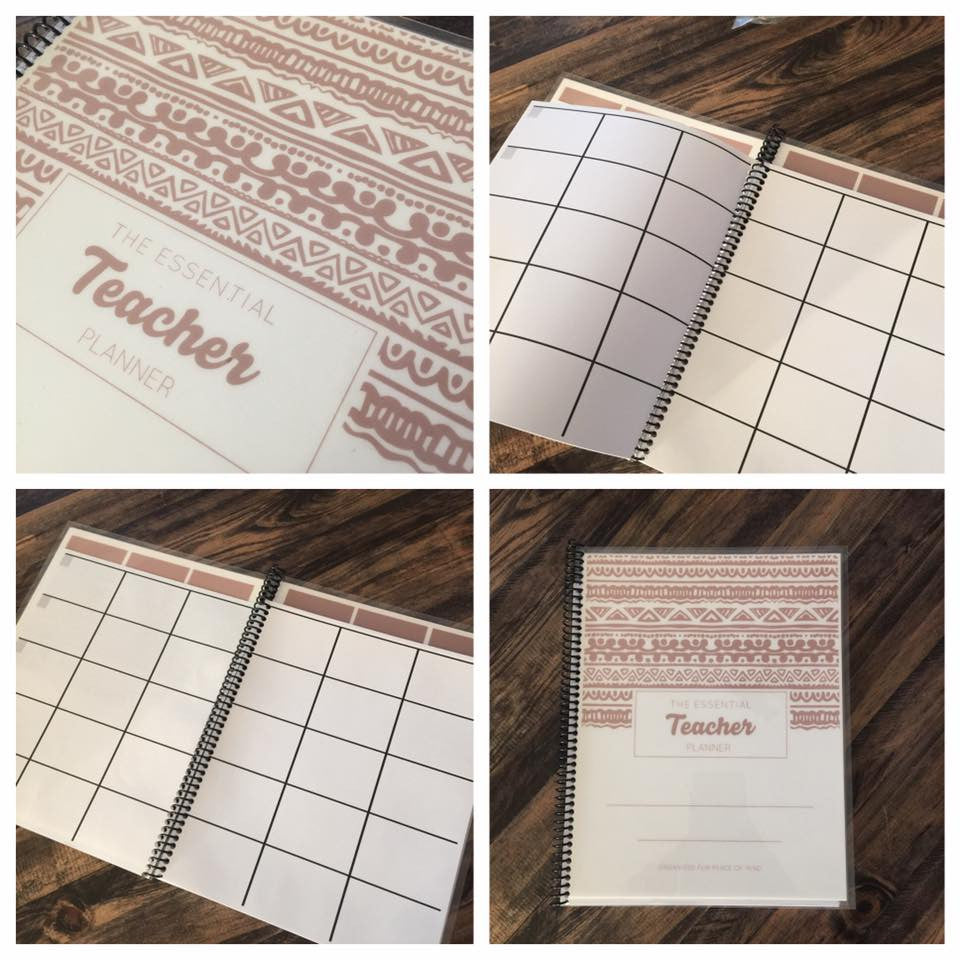 The Essential Teacher WEEKLY Planner- Rose Gold Tribal Design – The ...