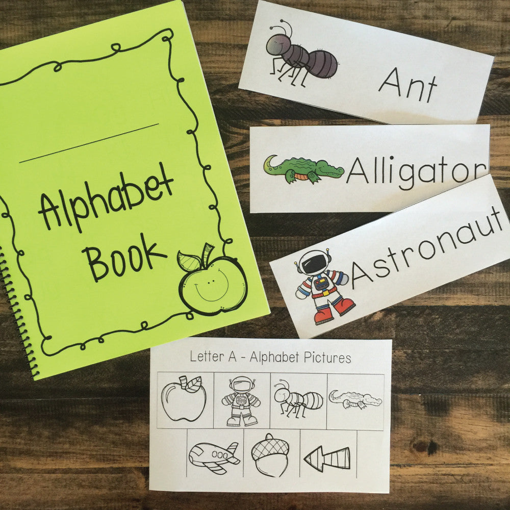 Alphabet Book- Kindergarten Center Activity – The Essential Teacher LLC